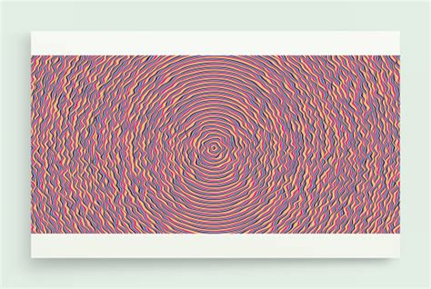 추상 원형 줄무늬 배경입니다 착시 패턴 3d 기하학적 벡터 그림입니다 3차원 형태에 대한 스톡 벡터 아트 및 기타 이미지 3차원 형태 가리기 강렬하고 밝은 색상