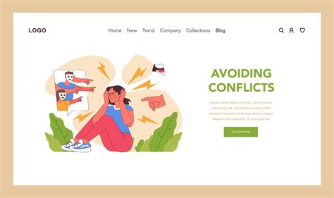 Conflict Avoidance Concept Flat Vector Illustration 41170265 Vector Art At Vecteezy