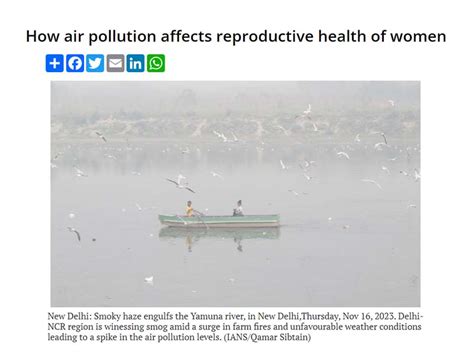 How Air Pollution Affects Reproductive Health Of Women Motherhood Hospitals India