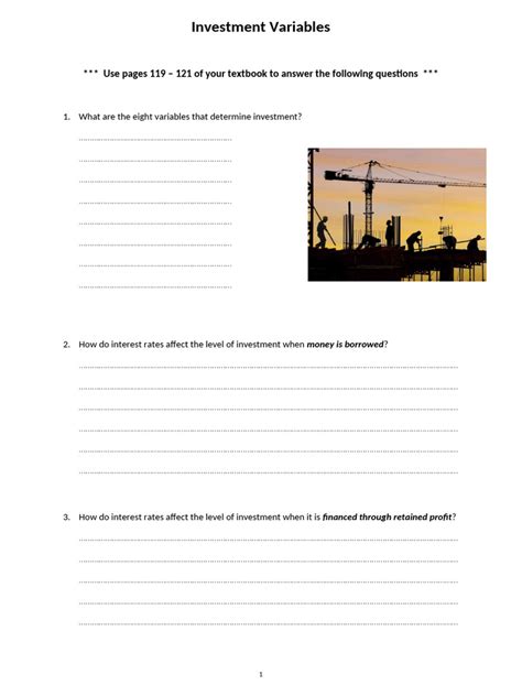 Variables Affecting Investment Pdf Private Sector Monetary Economics