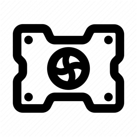 Cooler Fan Cpu Computer Hardware Icon Download On Iconfinder