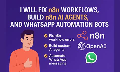 Quickly fix n8n workflow build n8n ai agent n8n automation whatsapp ...