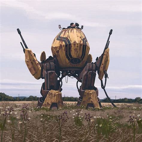 51 条 Simon Stalenhag 点子，即刻收藏 插画艺术、绘画、艺术 以及更多