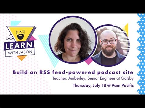 free video build an rss feed powered podcast site learn with jason