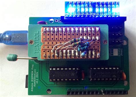 Arduino EEPROM Reader PCB Build Guide Simple DIY Electronic Music Projects