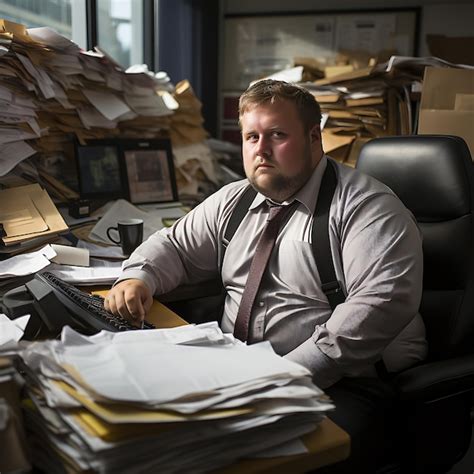 Premium Photo Plussize Managers Sitting On The Table At Work