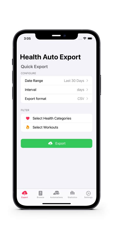 Health Auto Export Export Apple Health Data Json And Csv