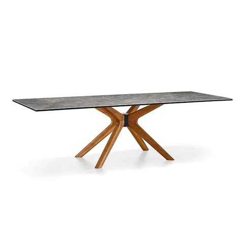 Natisa Root Table Contemporary Extending Dining Table
