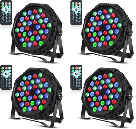 36 Led Par Lights Rgb Par Can Light Stage Lights 10 Modes Dj Lights