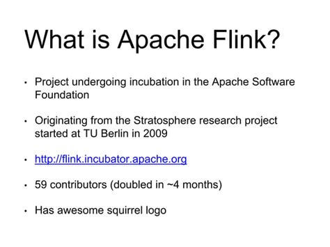 Apache Flink Hands On Ppt