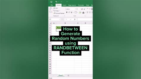 Boost Your Excel Skills Master The Randbetween Function For Random