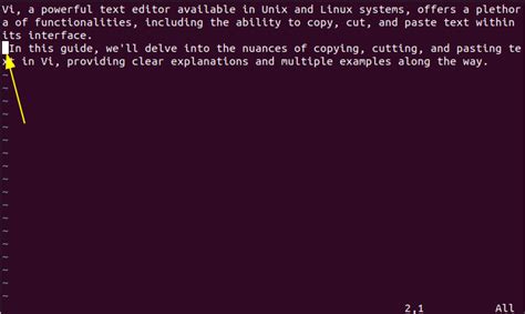 How To Copy Cut And Paste In Vi Editor GeeksforGeeks