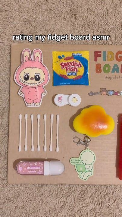 Rating My Fidget Board Asmr 🧸 Fidget Fidgetboard Fidgets Asmr Fyp Labubu Diy Craft Shorts