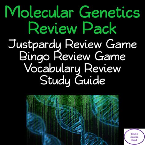 Molecular Genetics Review Packet Made By Teachers