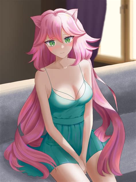 Artstation Cat Girl Anime