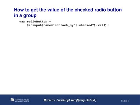 murach s javascript and jquery 3rd ed ppt download