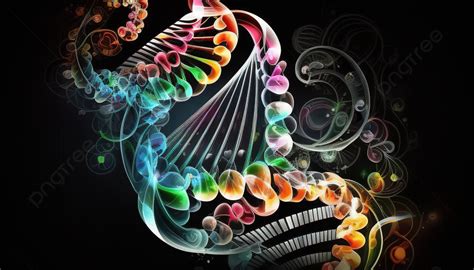 화려한 검정색 배경에 Dna 기반 디자인 Dna 사진 배경 일러스트 및 사진 무료 다운로드 Pngtree