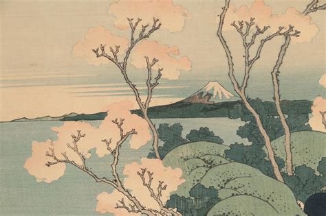 Woodblock After Katsushika Hokusai Tōkaidō Shinagawa Gotenyama No Fuji