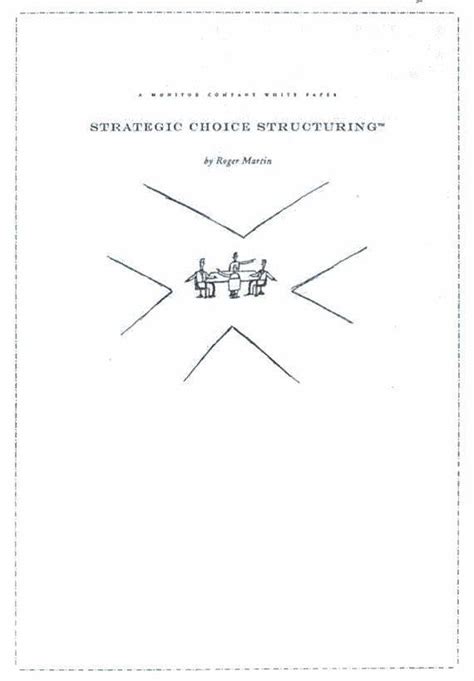 Strategic Choice Structuring The Adcc