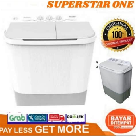 Jual Mesin Cuci Sharp Tabung Es T Mw Shopee Indonesia