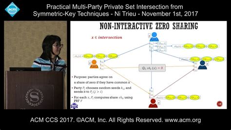 Acm Ccs 2017 Practical Multi Party Private Set Intersection