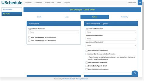 Employee Notifications Uschedule Knowledge Base