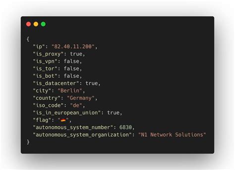 IP Information Proxy And VPN Detection API Focsec