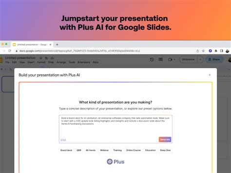 Plus AI For Google Slides Features Reviews And Alternatives