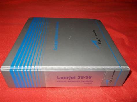 Buy Lear Jet Model 3536 Cockpit Reference Handbook July 2004 In Canton Georgia United States