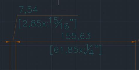Setting Fraction Format In Alternate Units Autocad 2d Drafting Object Properties And Interface