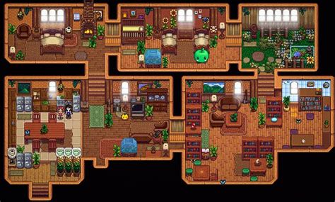 Stardew Valley Farmhouse Stardew Valley Stardew Valley Layout