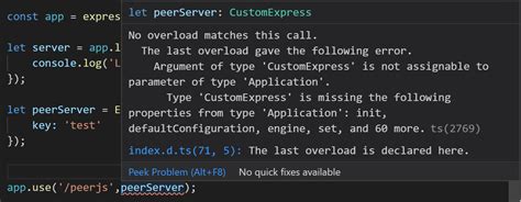 is there typescript support · issue 182 · peers peerjs server · github