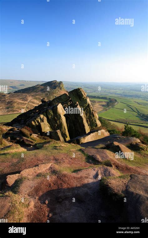 The Roaches And Hen Cloud Leek Staffordshire Peak District National Park England Uk Stock