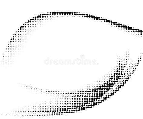 Halftone Rounded Lines Oblique Gradient Pattern Background Vector Illustration Stock Vector