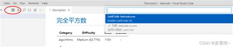 【vs Code】安装 Leetcode 插件leetcode Invalid Password Csdn博客