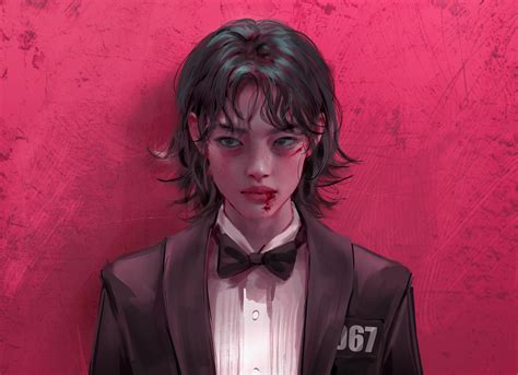 배경 화면 얼굴 말뿐인 턱 헤어 스타일 눈썹 입 소매 Flash Photography 담홍색 마젠타 흑발 미술 빨강 머리 블레이저 가발 소송