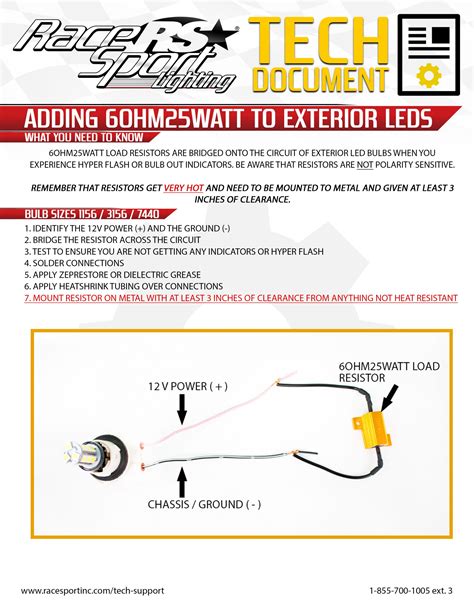 RESISTOR INSTALL Race Sport Nation Blog
