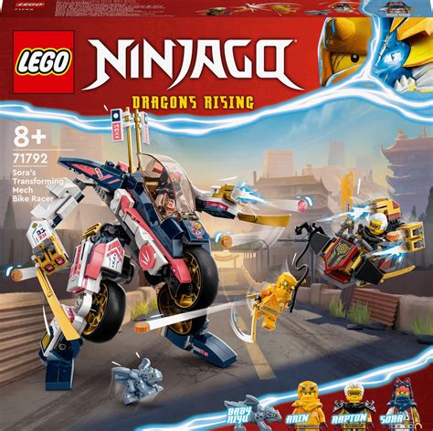 Lego Ninjago Soras Transforming Mecha Racing Bike 2in1 Set 71792
