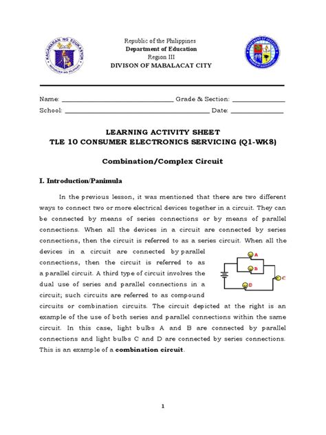 tle10 electronics q1 wk8 combinationcomplex circuit computation pdf