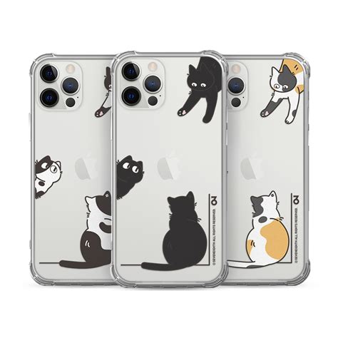 세븐에잇스 호기심 냥이 투명 방탄젤리 아이폰 7 8 Se2 Xr Xs 11 12 13 14 Pro 미니 갤럭시 S22 S21 S20 S10 5g 플러스 노트20 울트라
