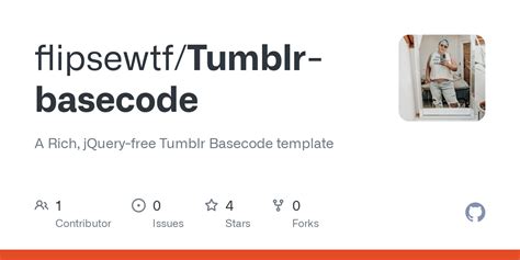 GitHub Flipsewtf Tumblr Basecode A Rich JQuery Free Tumblr Basecode Template