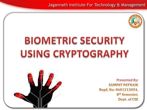 Biometric Security Using Cryptography Pptx