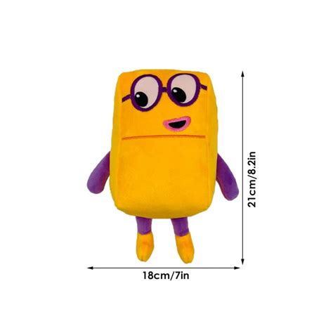 Plush Number Blocks Cute Numberblocks Animated Plush Doll Math
