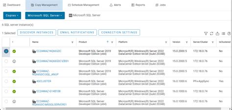 discover sql server databases in appsync dell apex block storage for