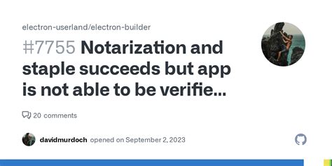 Notarization And Staple Succeeds But App Is Not Able To Be Verified By