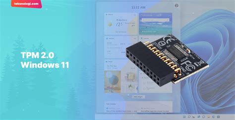Fungsi Tpm 2 0 Pada Windows 11 Kenapa Dibutuhkan Teksnologi