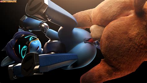 Rule 34 3d 3d Artwork Ass Canid Canine Crittermatic Digital Media