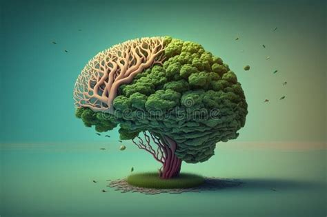 The Human Brain Is Like A Growing Tree Stock Illustration Illustration Of Head Intellectual