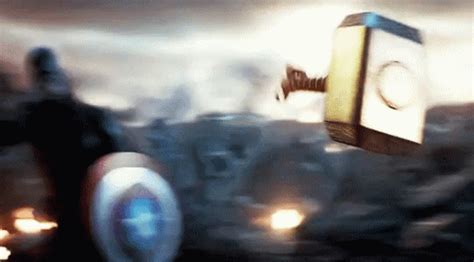 Captain America With Thors Hammer 