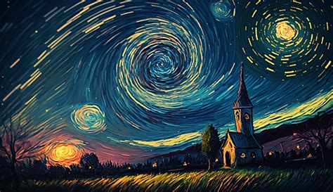 별이 빛나는 밤 유화 배경 별이 빛나는 하늘 밤 페인트 등 배경 일러스트 및 사진 무료 다운로드 Pngtree